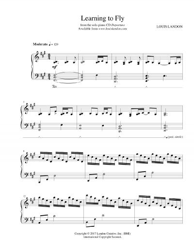 Learning to Fly - Sheet Music