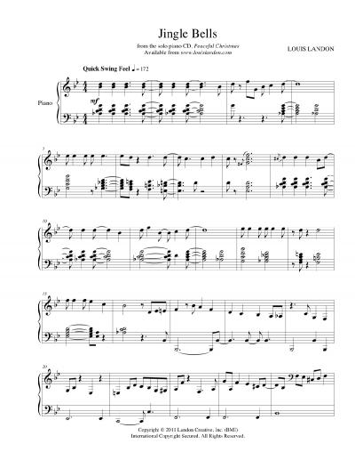 Jingle Bells - Peaceful Christmas - Solo Piano
